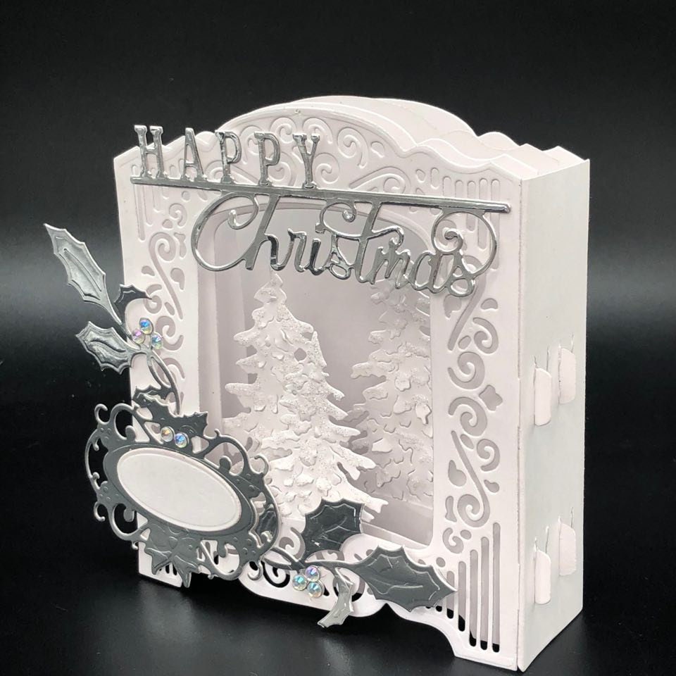 Shadow Box Envelope Christmas Cards - Etsy UK