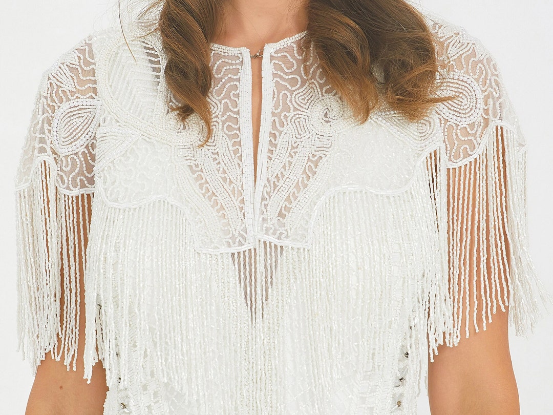 Suzi Hand Embellished Cape in White Wedding Bridal Embellished - Etsy