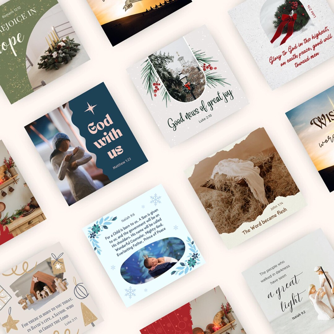 10 Unique Christmas Instagram Posts, Eye-catching Christian Social ...