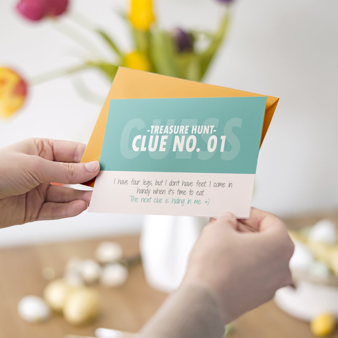 Clue Cards for an Indoor Treasure Hunt 10 Clues Digital - Etsy