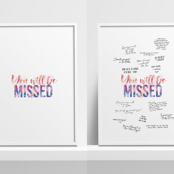 Coworker Goodbye Frame - Etsy