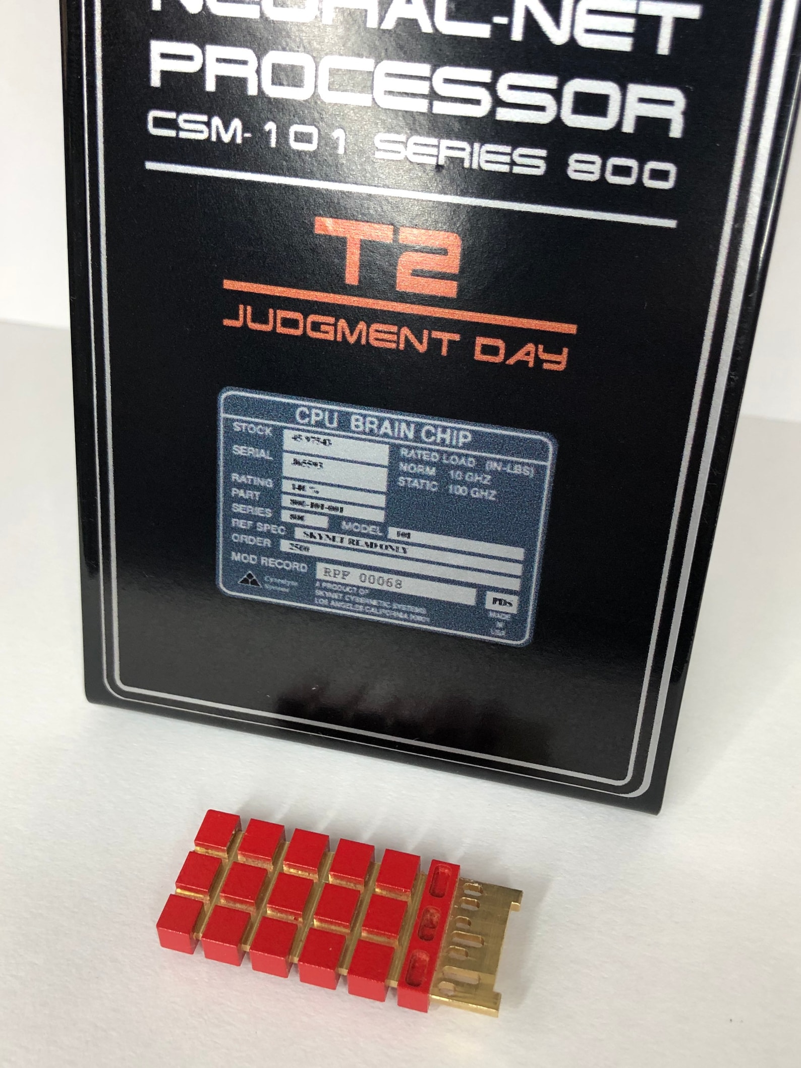 Terminator 2 T2 Cpu Brain Chip and Display SOLID METAL - Etsy Australia