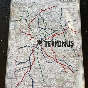 Full Size Walking Dead Terminus Map - Etsy