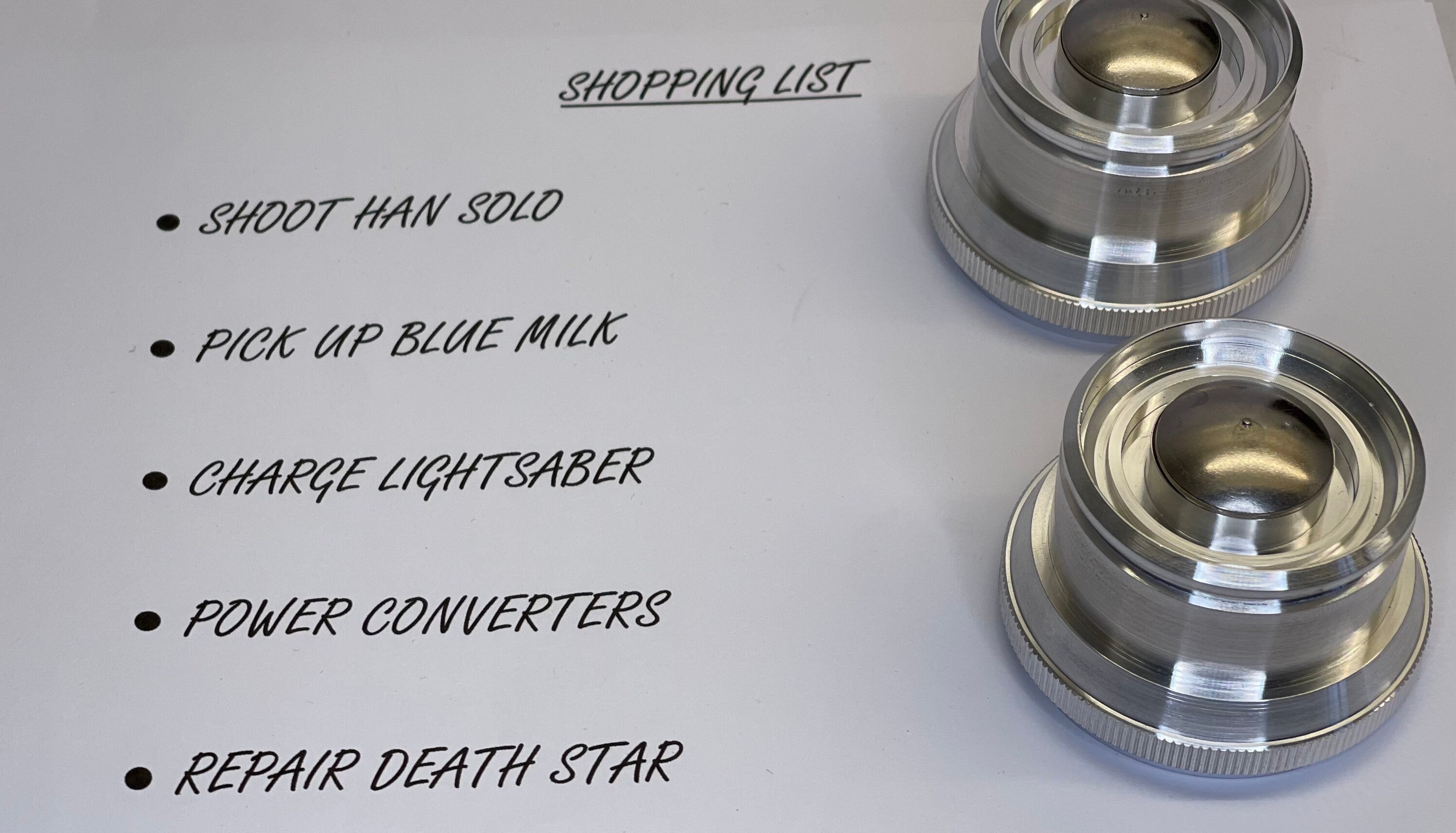 All Machined Aluminium R2-D2 Restraining Bolt With Magnet and - Etsy UK