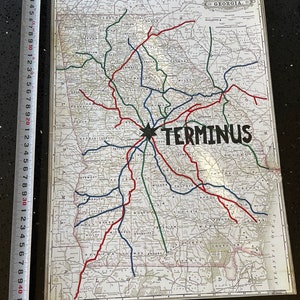 Full Size Walking Dead Terminus Map - Etsy
