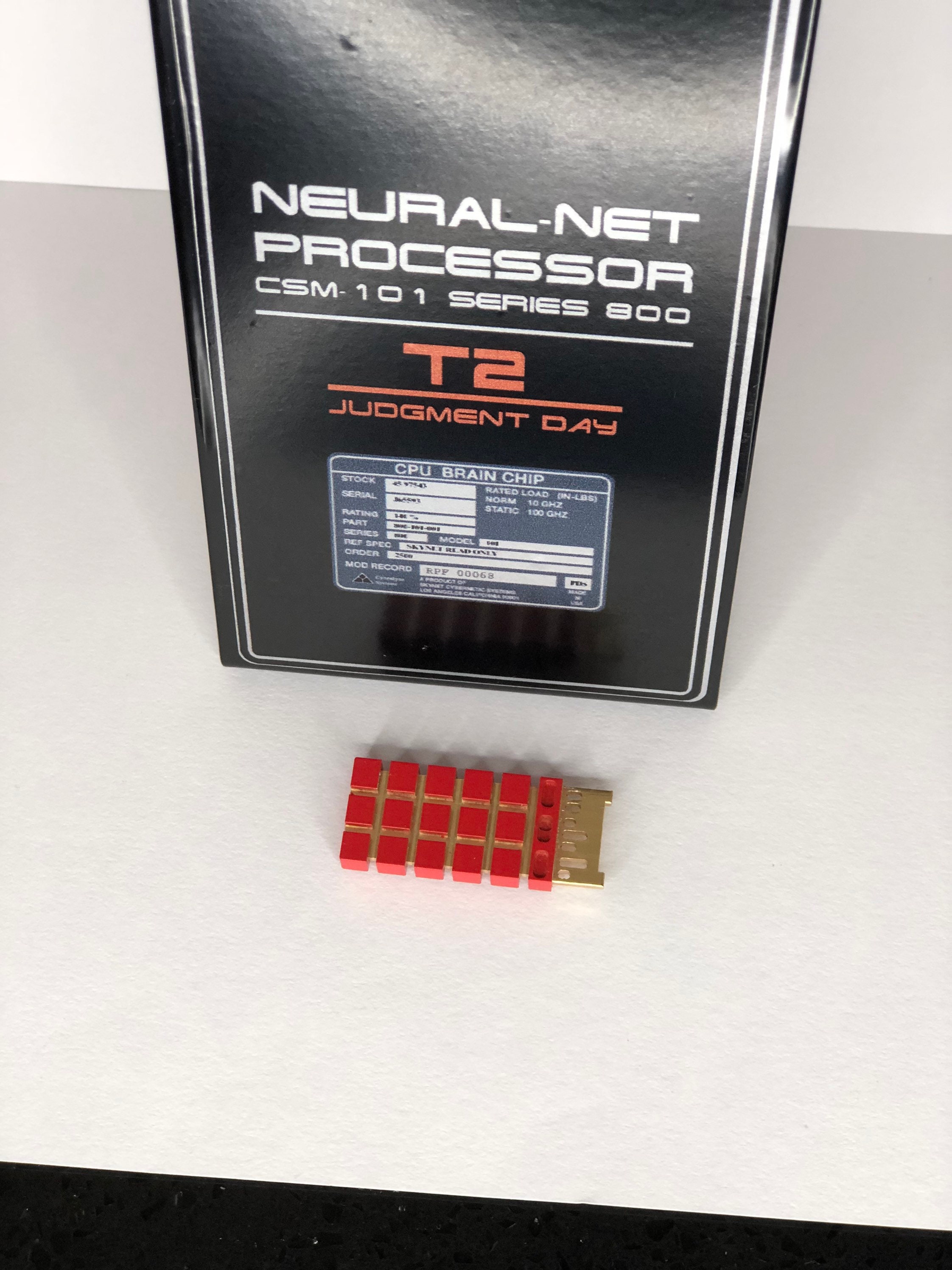 Terminator 2 T2 Cpu Brain Chip and Display SOLID METAL - Etsy Australia