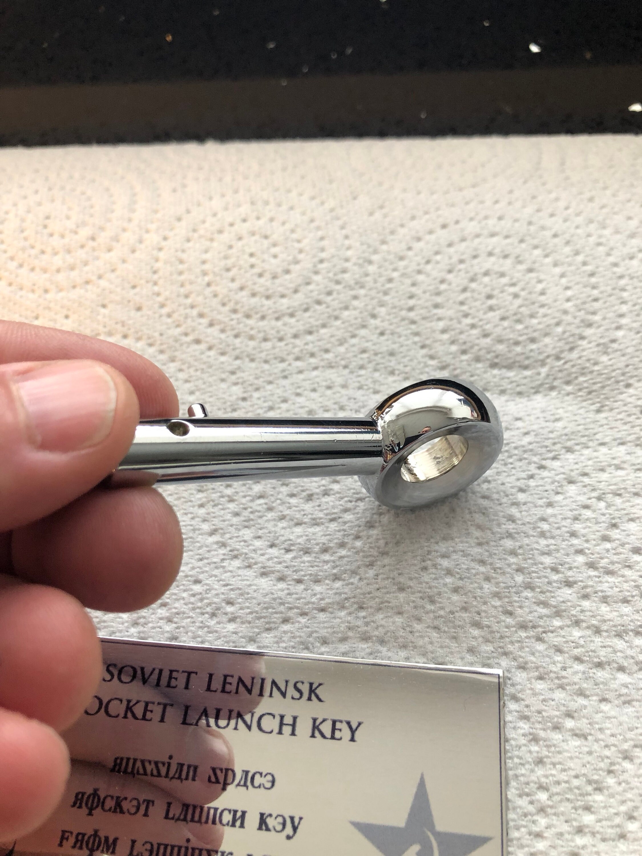 Replica soviet soyuz rocket launch key & metal plaque ALL | Etsy