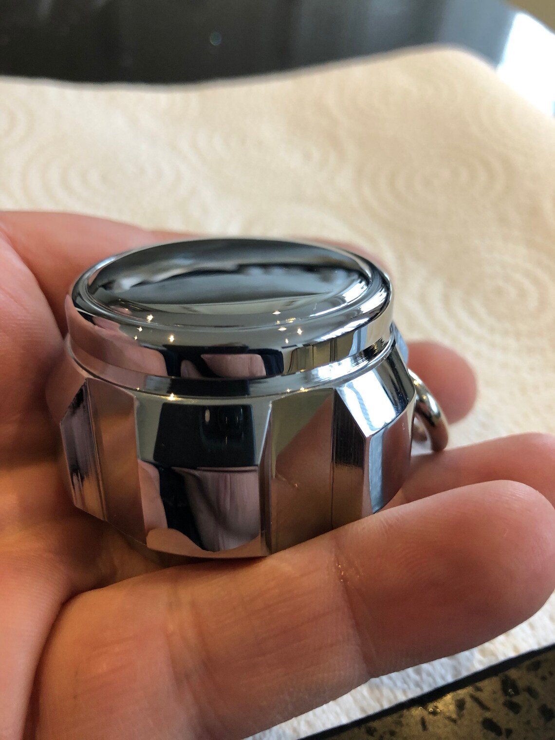 Obi-wan lightsaber pommel solid steel polished chromed | Etsy