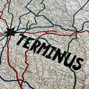 Full Size Walking Dead Terminus Map - Etsy