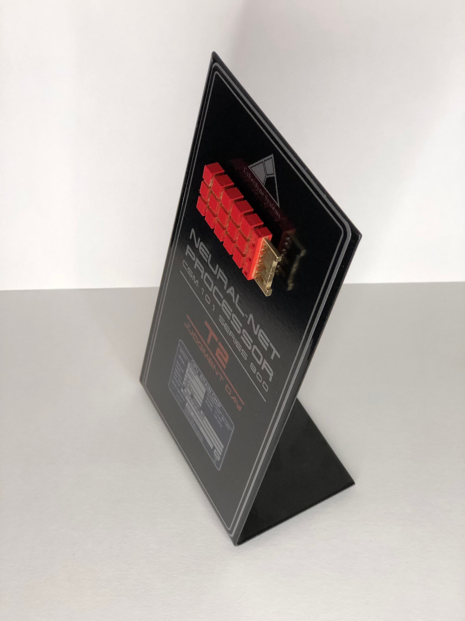 Terminator 2 T2 cpu brain Chip and display SOLID METAL | Etsy