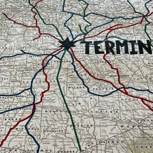 Full Size Walking Dead Terminus Map - Etsy