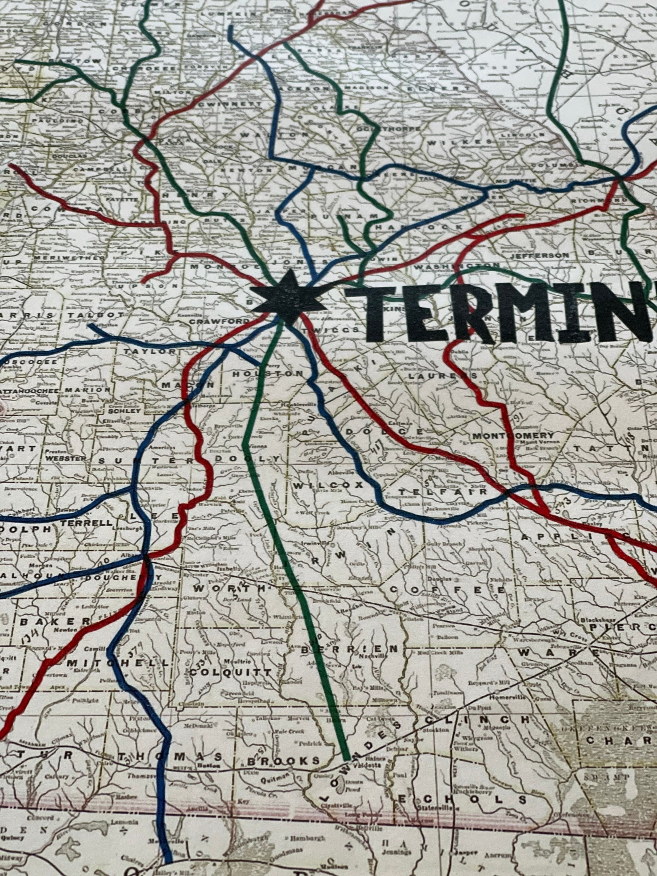 Full Size Walking Dead Terminus Map - Etsy