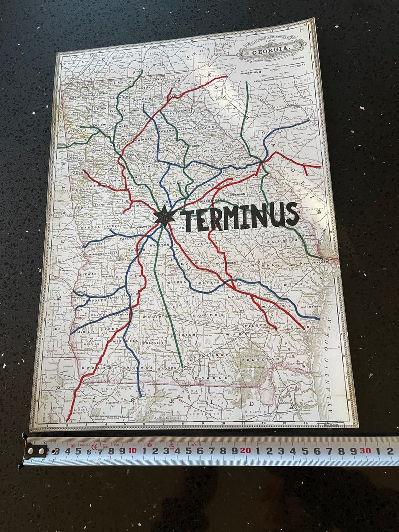 Full Size Walking Dead Terminus Map - Etsy