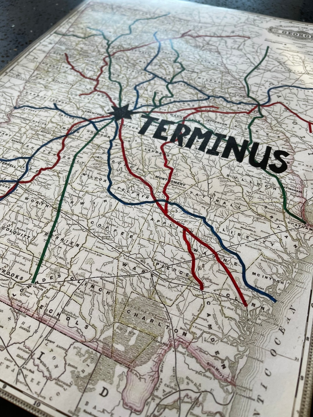 Full Size Walking Dead Terminus Map - Etsy