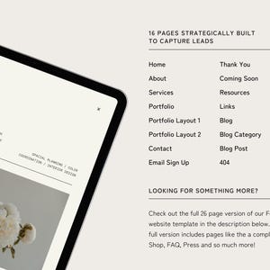 Fern Mini: Showit Website Template for Interior Designers, Beautiful ...