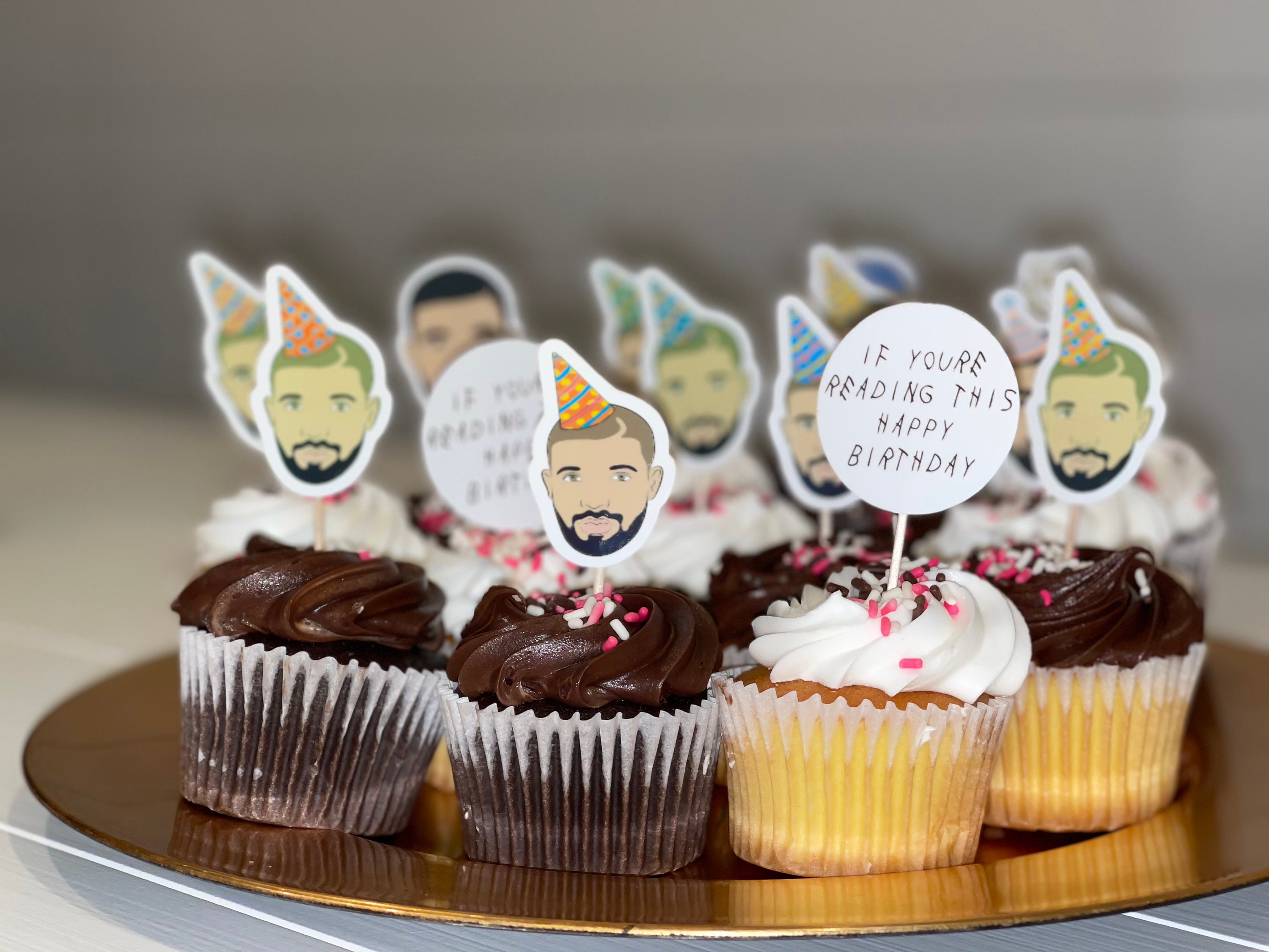 Drake Party Decor Drake Party Package Drake OVO cupcake - Etsy España