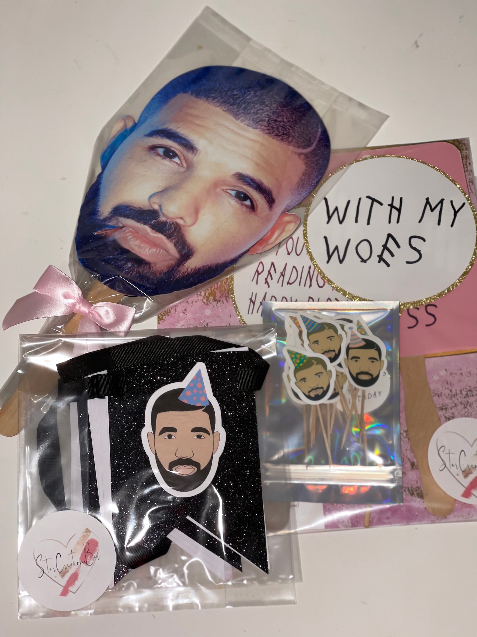 Drake Party Decor Drake Party Package Drake OVO cupcake | Etsy