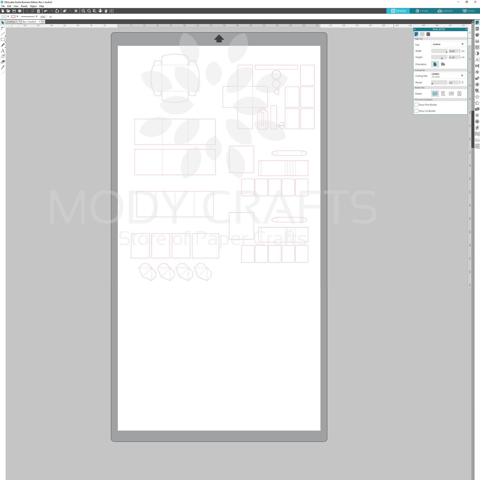 SVG cricut, PDF, and Silhouette Studio Explosion Box Templates - Etsy