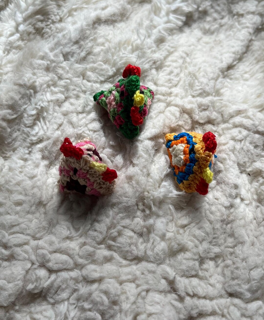 Mini Granny Square Chickens CUSTOMS - Etsy