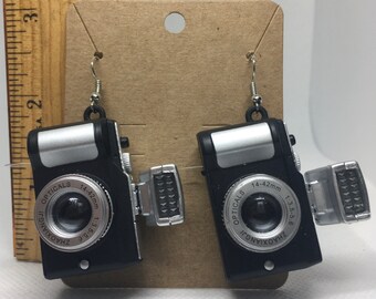 Camera Earrings - Etsy