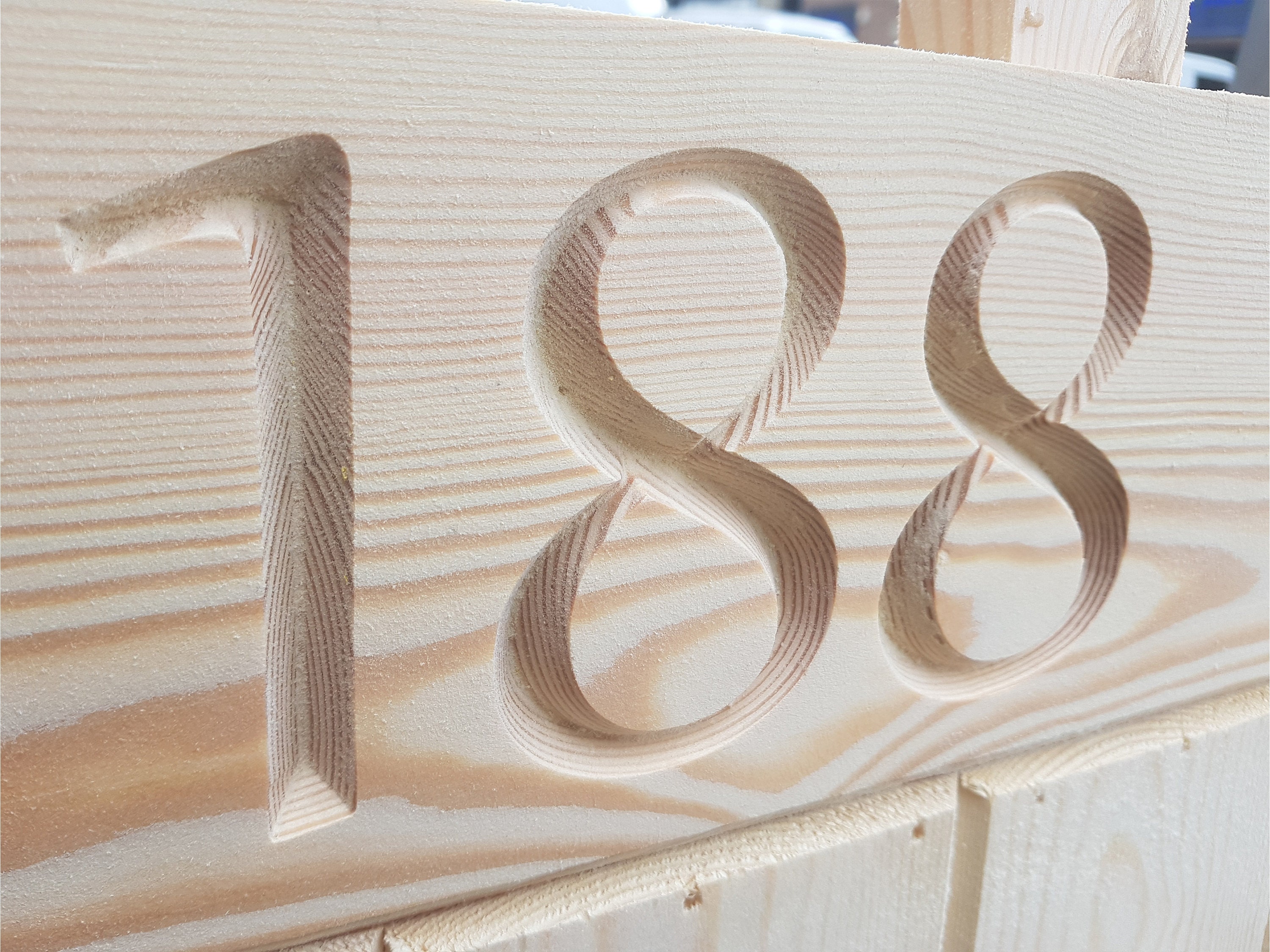 CNC Engraved Personalised Gate Name and Numbering - Etsy UK