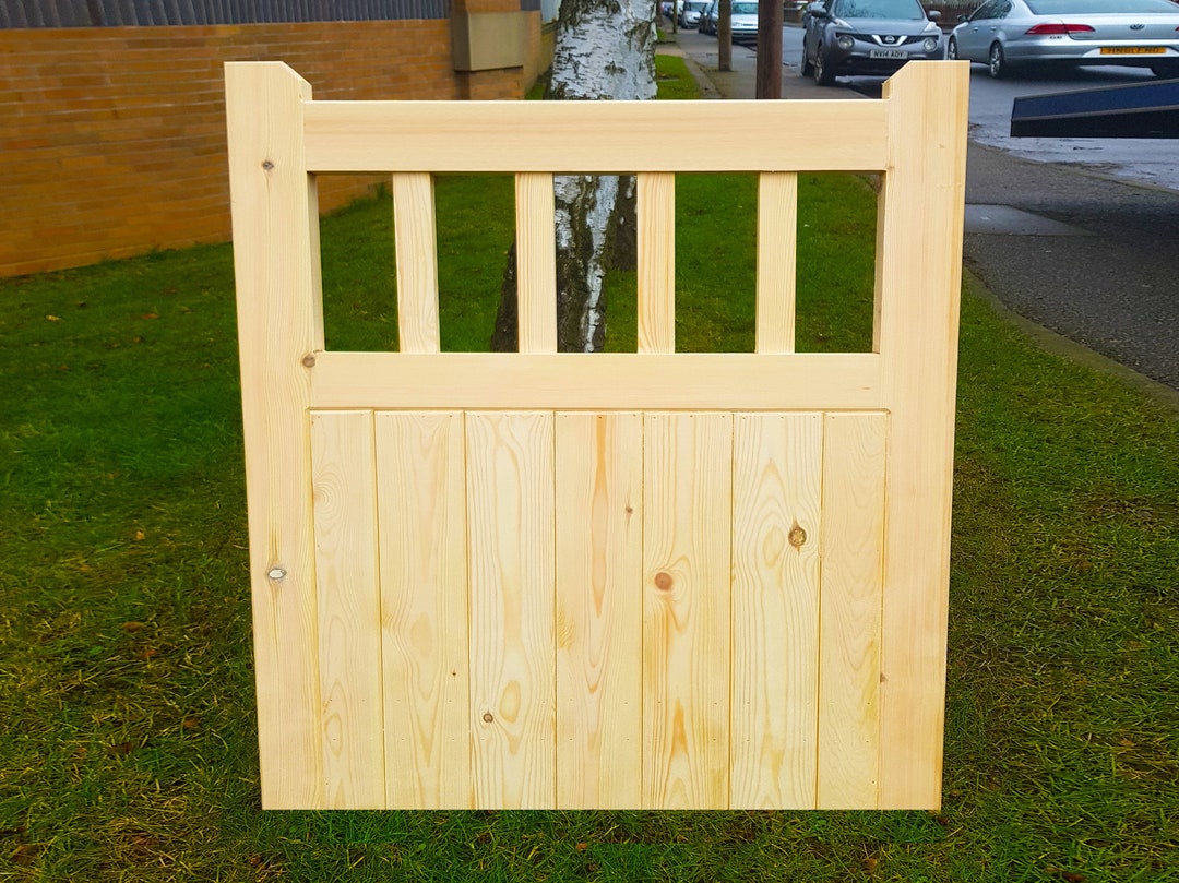 Straight Cottage Style Timber Garden Gate - Etsy UK