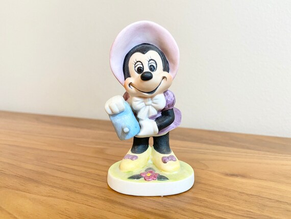 Vintage Walt Disney Minnie Mouse Figurine 4 Inch Minnie | Etsy