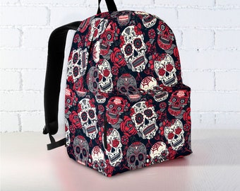 Skull backpack | Etsy