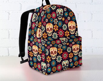 Skull backpack | Etsy