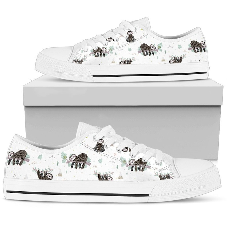 Sloth Shoes Sloth Sneakers Sloth Women Shoes Sloth Kid - Etsy