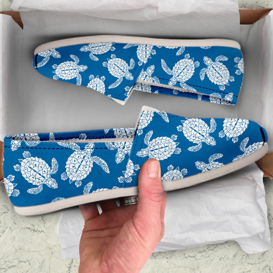 Turtle Shoes Turtle Women Shoes Shoes With Turtle Women Canvas Shoes ...