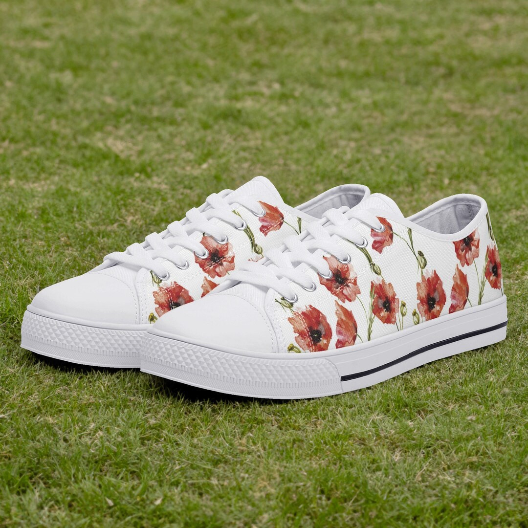 Poppy Shoes, Poppy Sneakers, Poppy Women Shoes, Poppy Kid Shoes, Shoes ...