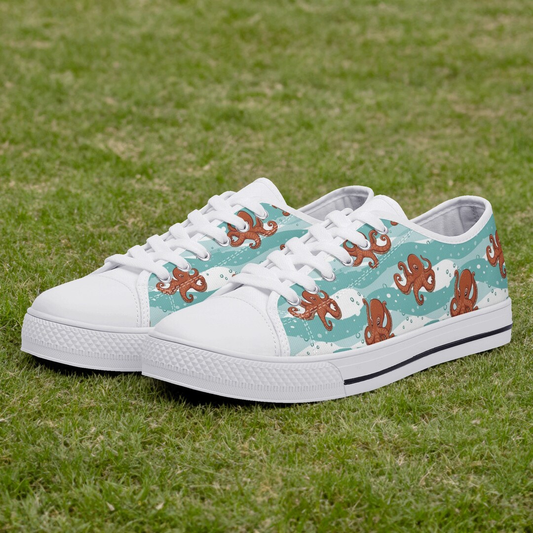 Octopus Shoes, Octopus Sneakers, Octopus Women Shoes, Octopus Kids ...
