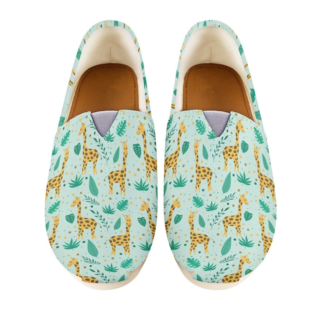Giraffe Shoes Giraffe Women Shoes Shoes With Giraffe - Etsy