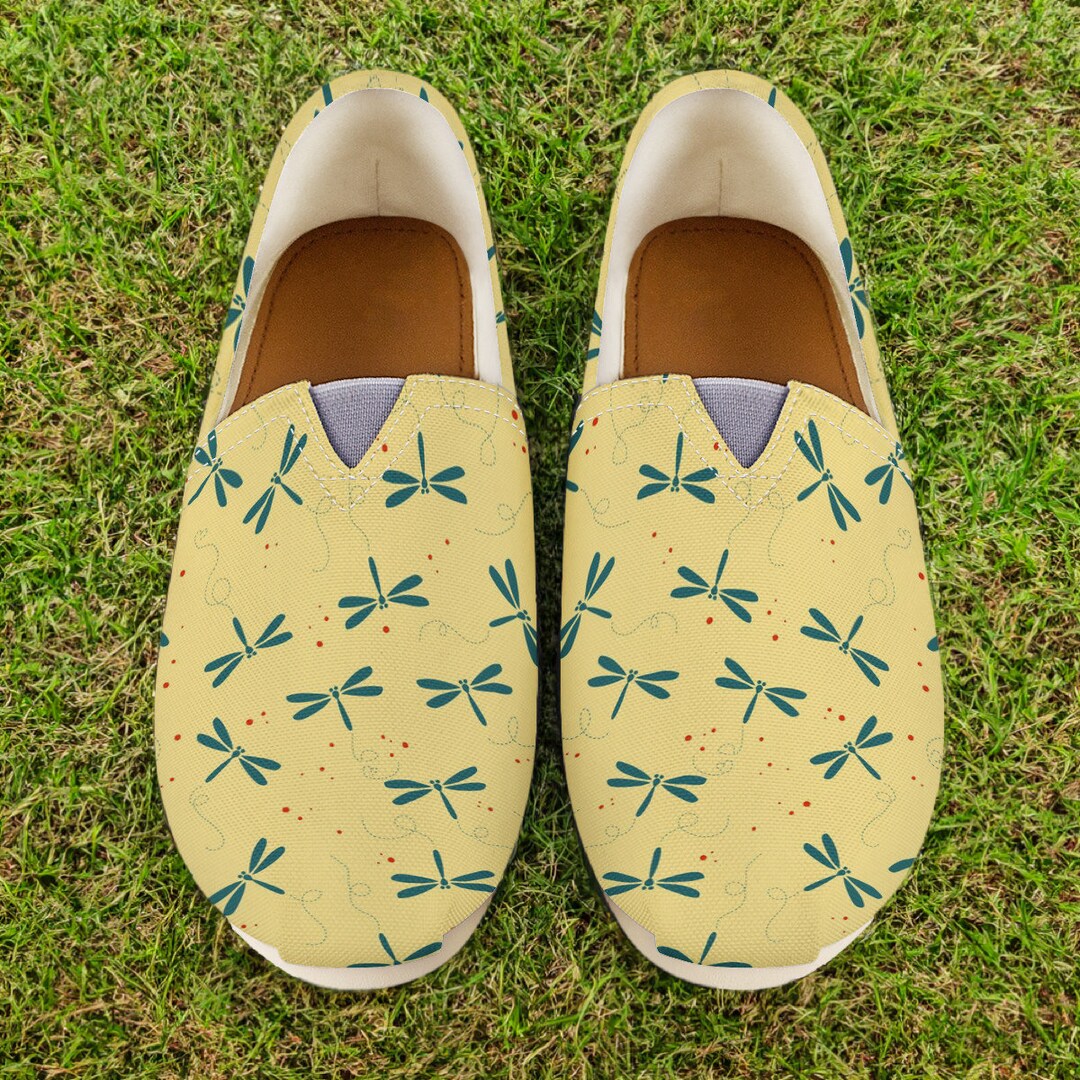 Dragonfly Shoes Dragonfly Women Shoes Shoes With Dragonfly Canvas Shoes ...