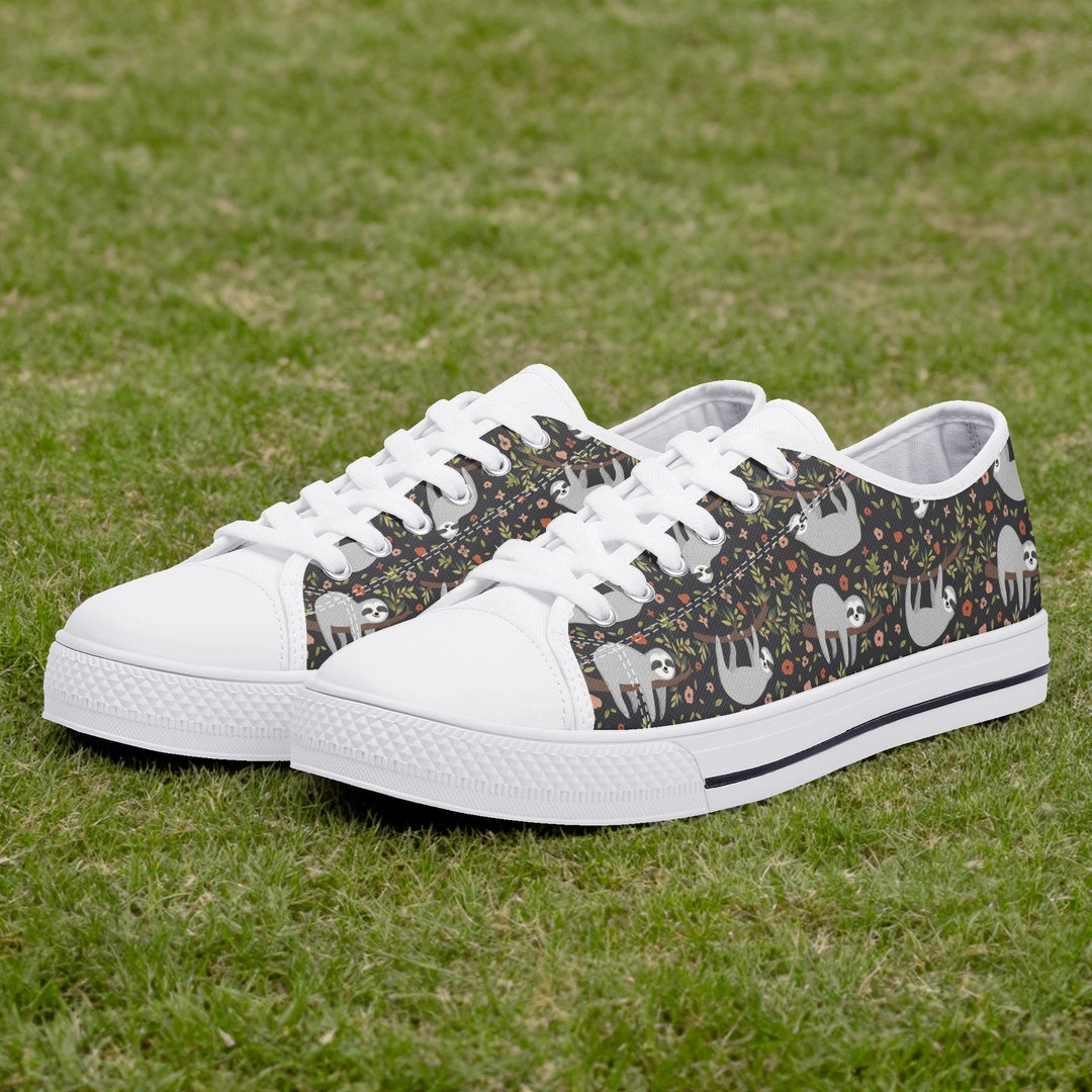 Sloth Shoes, Sloth Sneakers, Sloth Women Shoes, Sloth Kid Shoes, Shoes ...