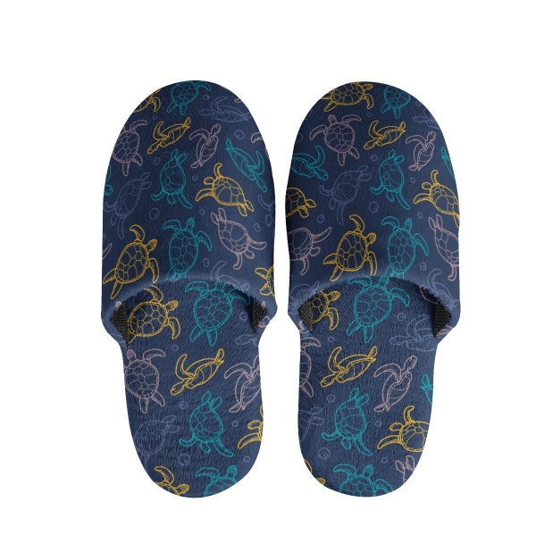Turtle Slippers - Etsy
