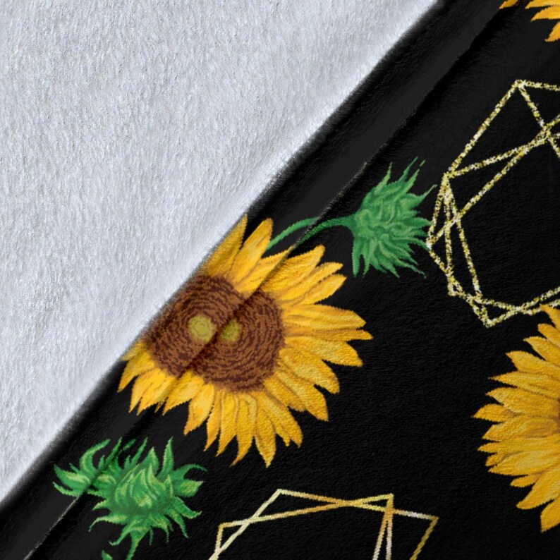 Sunflower Blanket Sunflower Throw Blanket Sunflower Fleece - Etsy