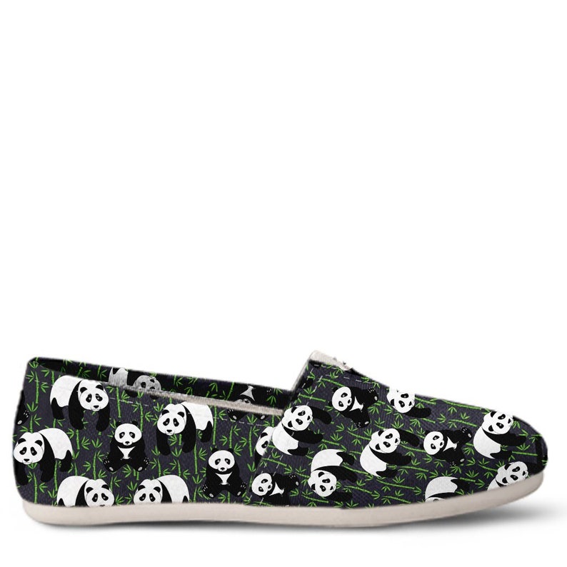 Panda Shoes Panda Women Shoes Shoes With Panda Panda - Etsy