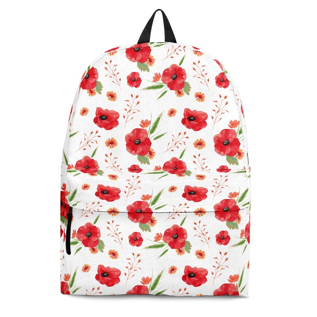 Personalized Poppy Backpack Poppy Backpack Kid Poppy | Etsy