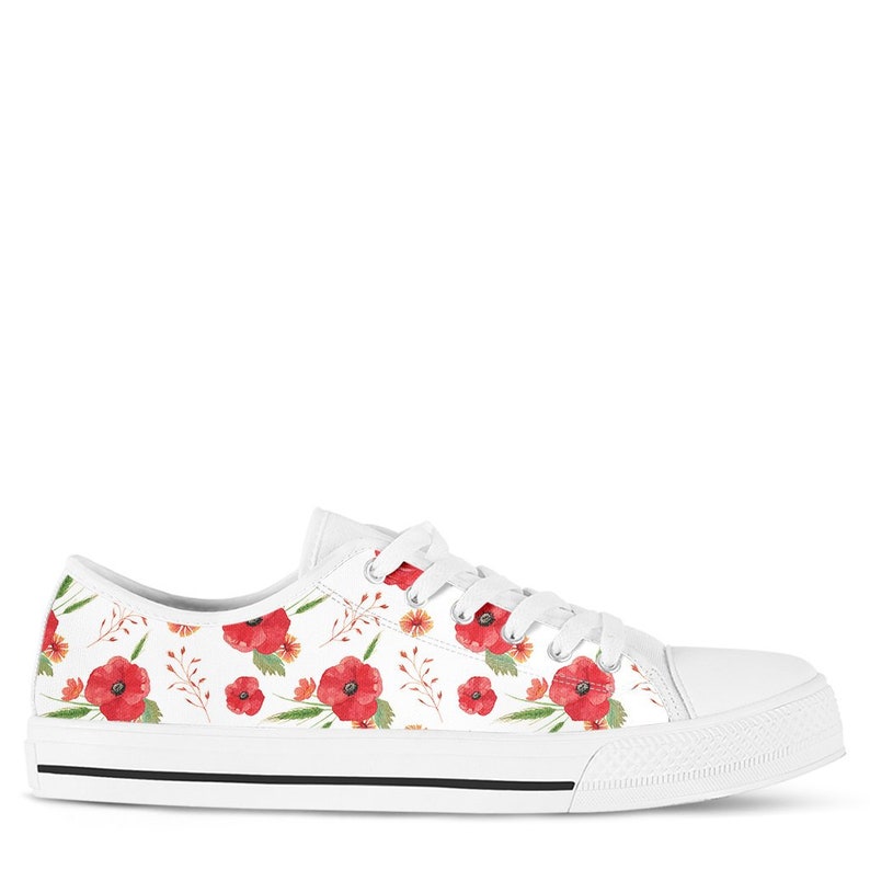 Poppy Shoes Poppy Sneakers Poppy Women Shoes Poppy Kid - Etsy