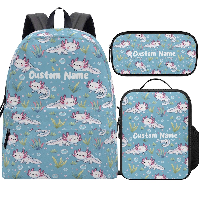 Axolotl Backpack - Etsy