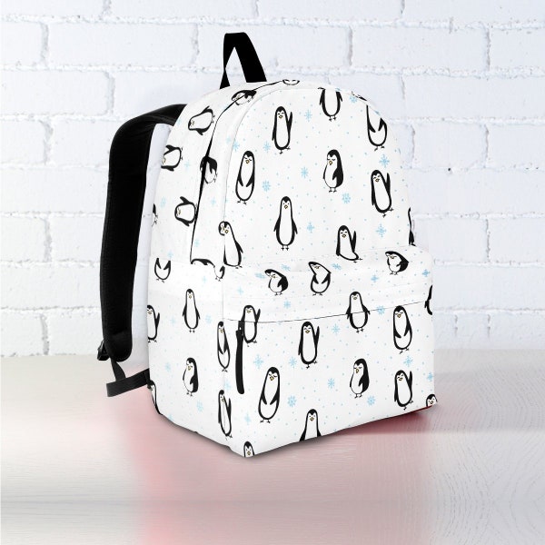 Penguin Backpack - Etsy