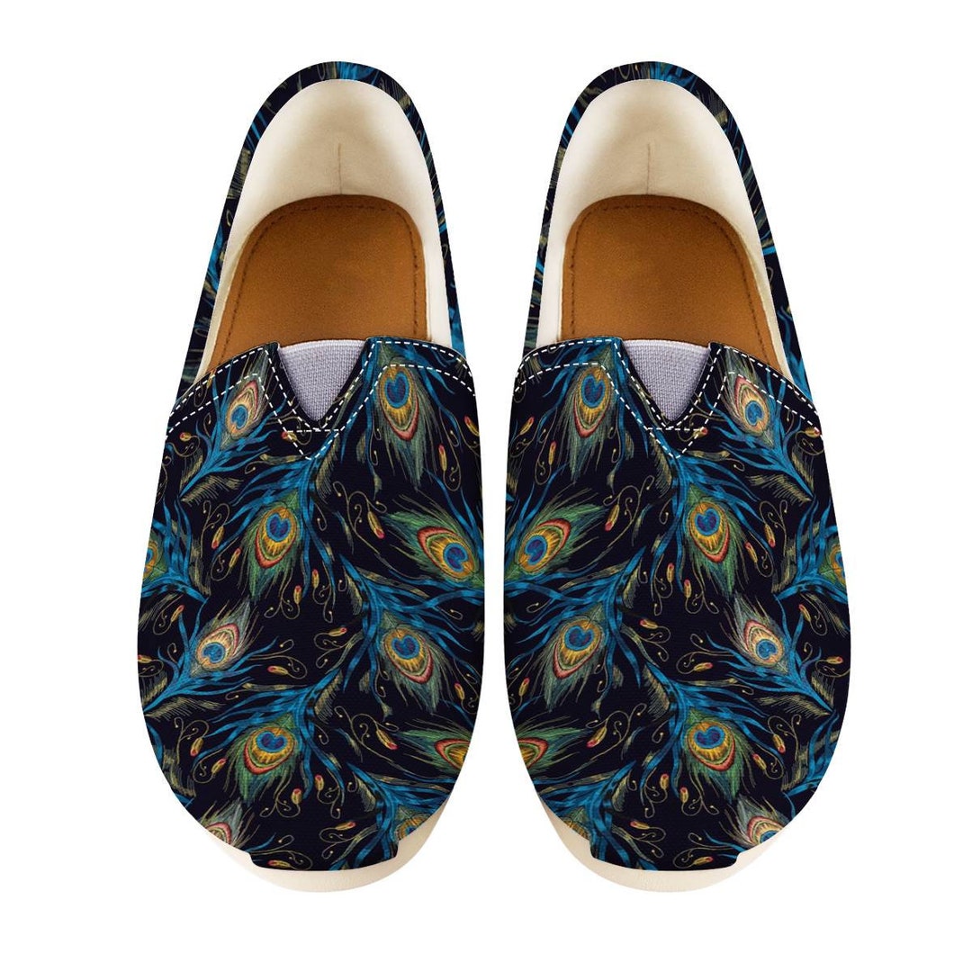 Peacock Shoes Peacock Women Shoes Shoes With Peacock Peacock Shoes ...