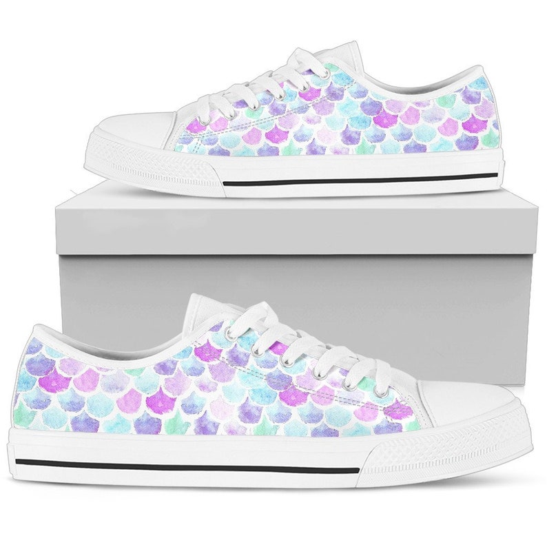 Mermaid Shoes Mermaid Sneakers Mermaid Women Shoes Mermaid - Etsy