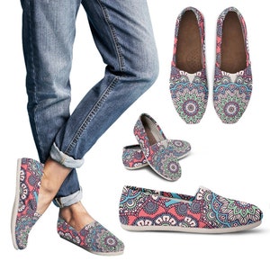 Mandala Shoes Mandala Women Shoes Shoes With Mandala - Etsy