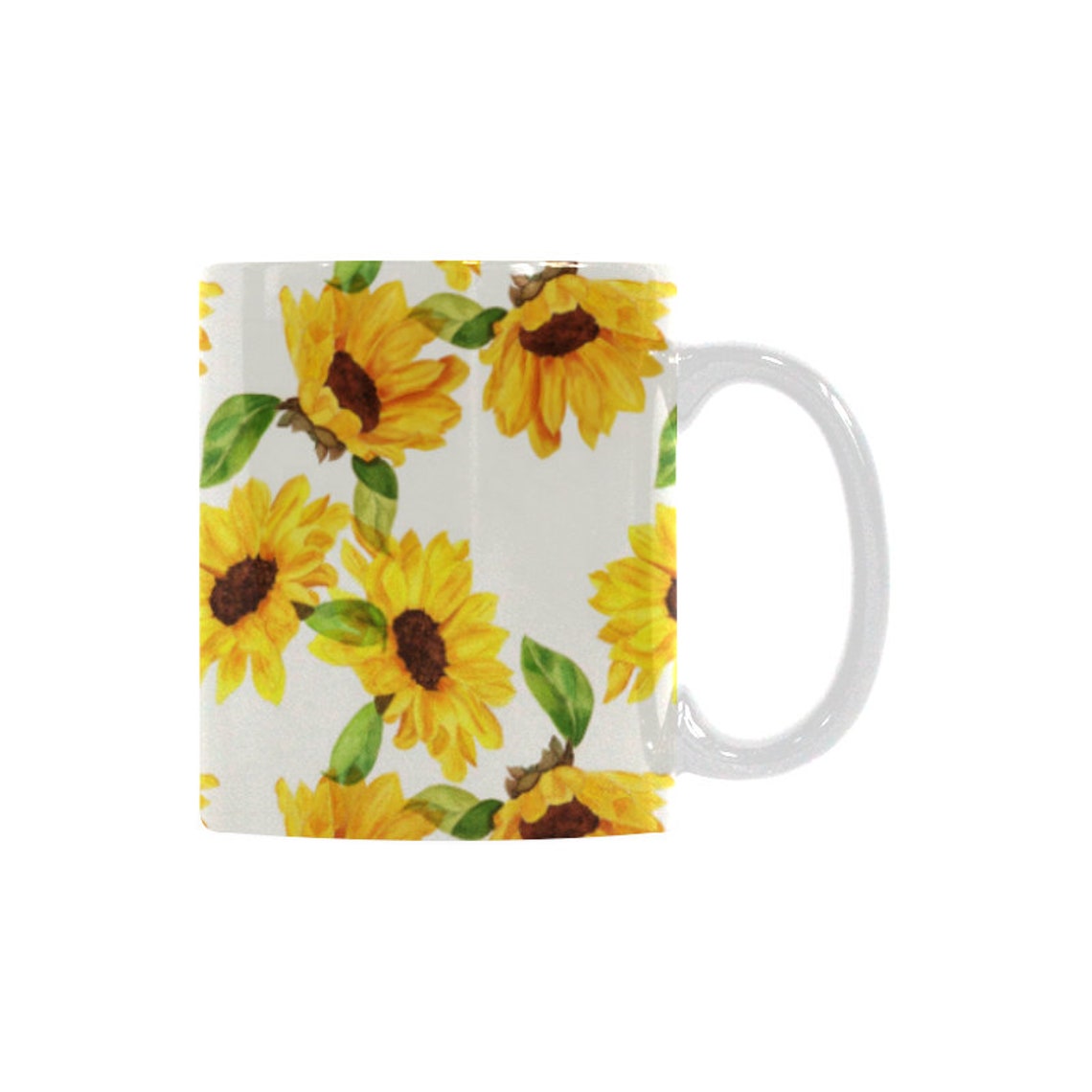 Sunflower Mug Sunflower Coffe Mug Sunflower Tea Mug | Etsy