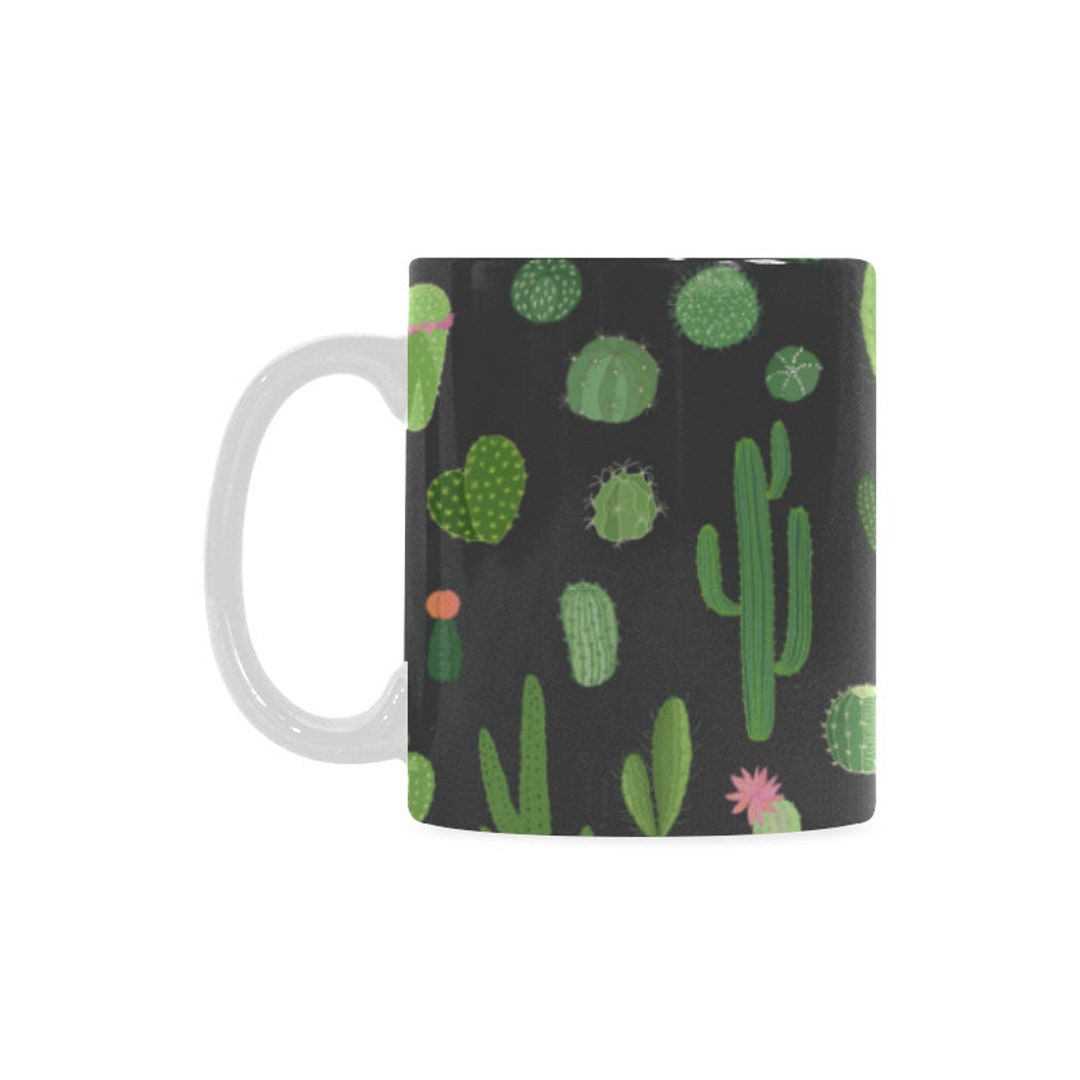 Cactus Mug, Cactus Coffe Mug, Cactus Tea Mug, Cactus Print Mug, Cactus ...