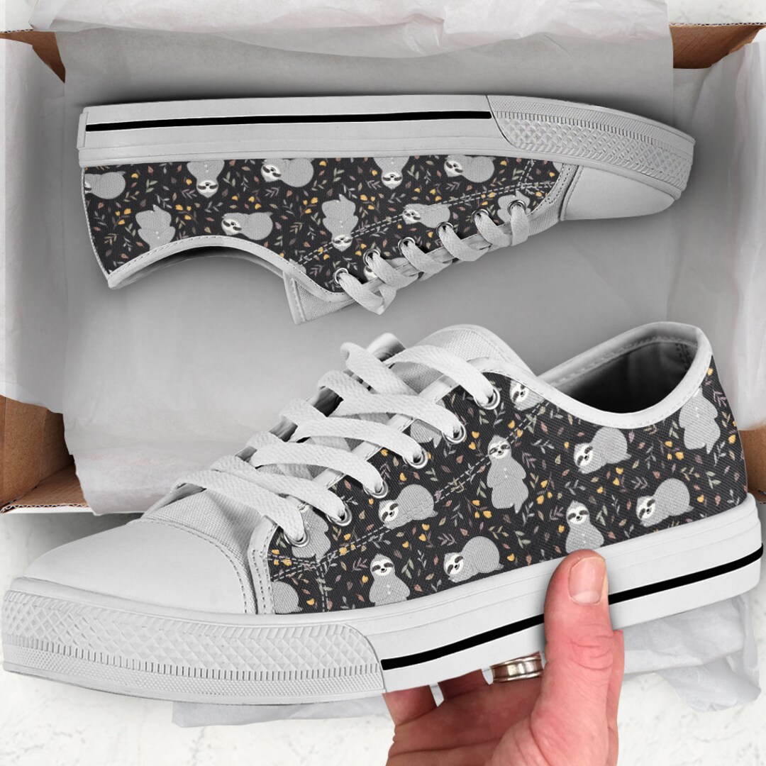 Sloth Shoes Sloth Sneakers Sloth Women Shoes Sloth Kid - Etsy