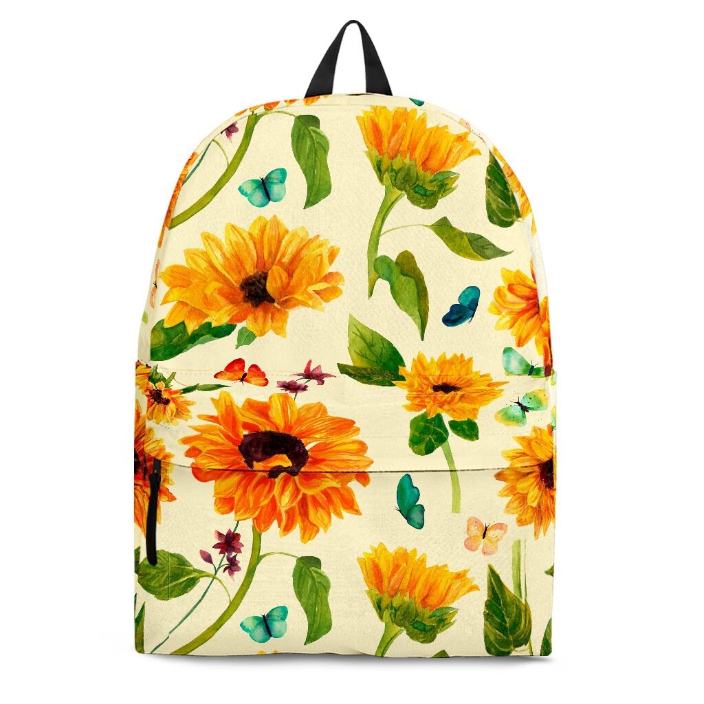 Personalized Sunflower Backpack Backpack Backpack Women | Etsy